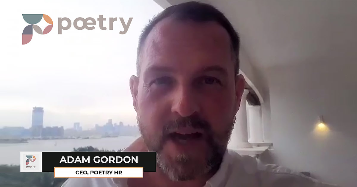 Adam Gordon - Poetry HR - International Recruiters Day